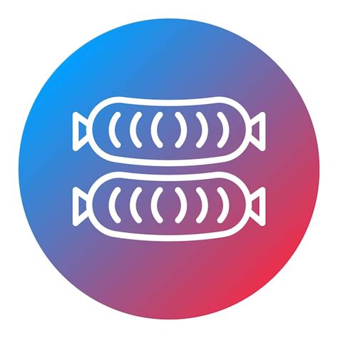 Imagen Vectorial Del Icono De Las Salchichas Se Puede Usar Para