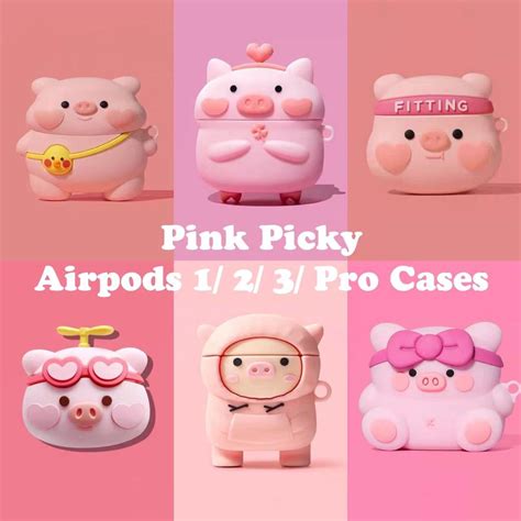 Pink Pig Airpods Case Cute Airpods Pro 2 Case Piggy Airpods Gen 2 Case