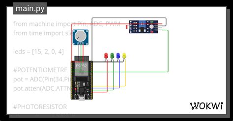 Exercice 2 Wokwi ESP32 STM32 Arduino Simulator