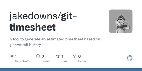Github Jakedowns Git Timesheet A Tool To Generate An Estimated Timesheet Based On Git Commit