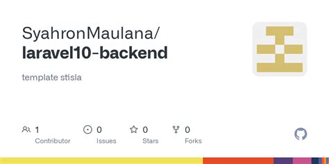 Github Syahronmaulanalaravel10 Backend Template Stisla