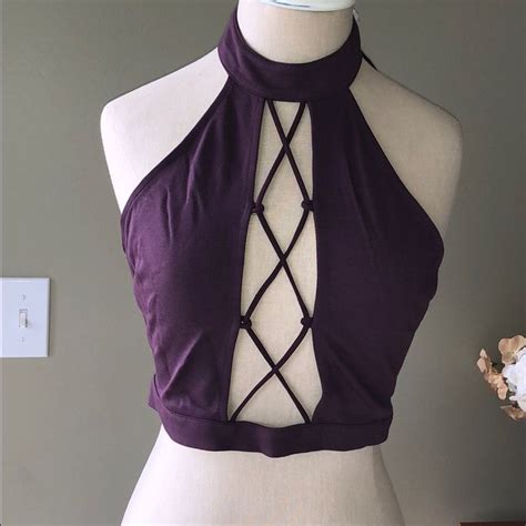 New With Tags Tobi Purple Crop Top Purple Crop Top Purple Outfits