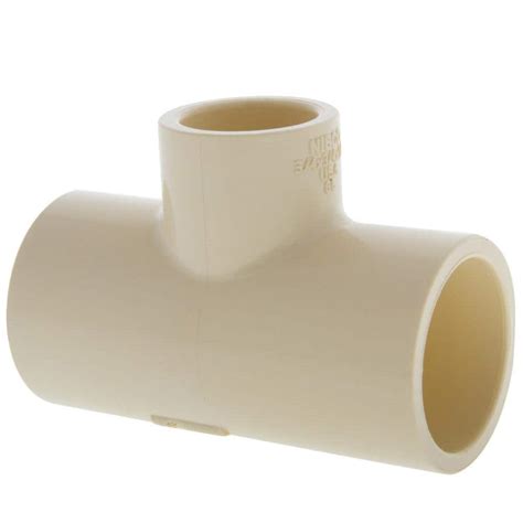 NIBCO 3 4 In X 3 4 In X 1 2 In CPVC CTS All Slip Reducing Tee Fitting C4711R343412 The Home