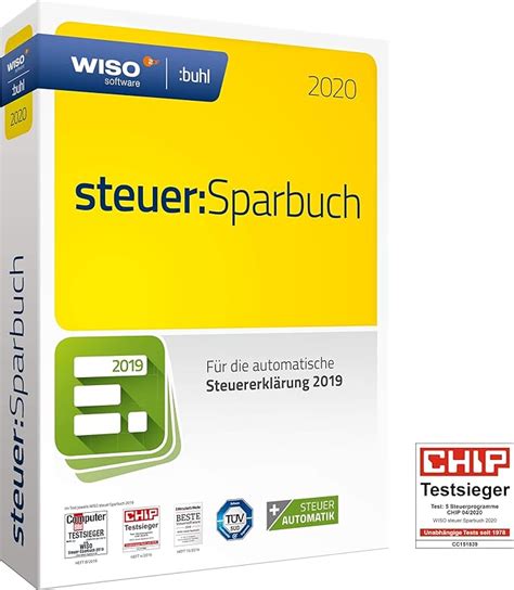 WISO steuer Sparbuch 2020 für Steuerjahr 2019 Disc in Standard