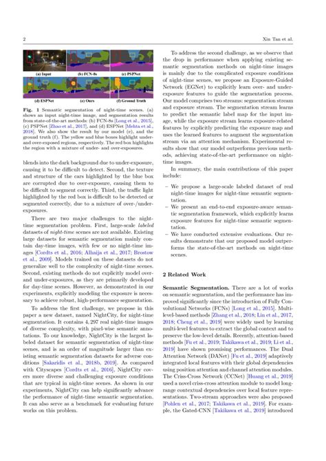 Night Time Semantic Segmentation With A Large Real Dataset Deepai