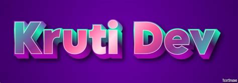 Kruti Dev Font 3d Text Effect Generator