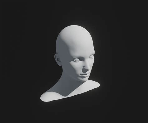 3d Model Collection Male Female Heads Base Mesh 3d Model Animated