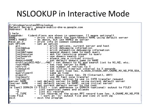 Nslookup Cnit 102 Substitute Lecture Sam Bowne Ppt Download