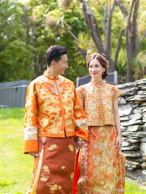 韩庚卢靖姗官宣结婚喜讯！中式婚纱照公开 半岛网