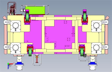 E0312 汽车零部件焊装夹具后纵梁小总成夹具 Catia 3dxml 模型图纸下载 懒石网