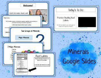 Minerals Google Slides By Shared By Zare TPT