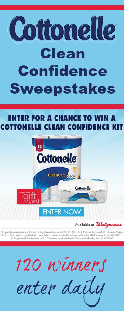 Expired Cottonelle® Clean Confidence Sweepstakes Freebies 4 Mom