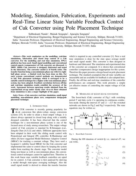 Pdf Modelling Simulation Fabrication Experiments And Real Time