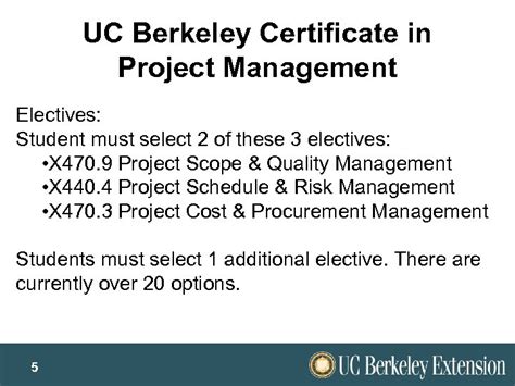 The University Of California Berkeley Extension X 470