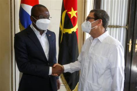 Sostienen Encuentro Canciller Cubano Y Ministro De Estado De Angola