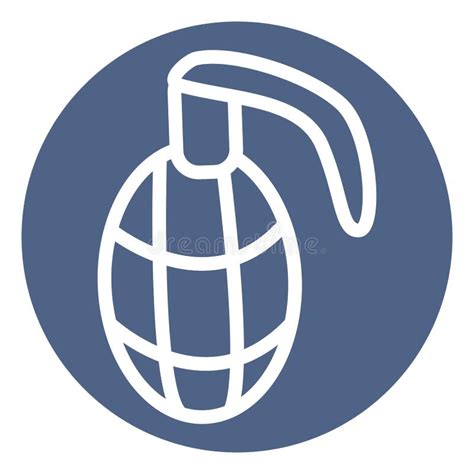 Icono De La Granada De Mano Ilustración Del Vector Ilustración De
