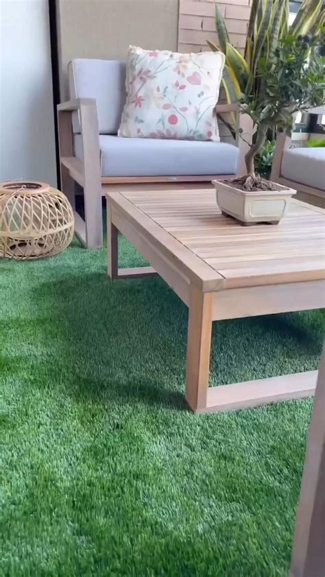 Césped Artificial En Terraza