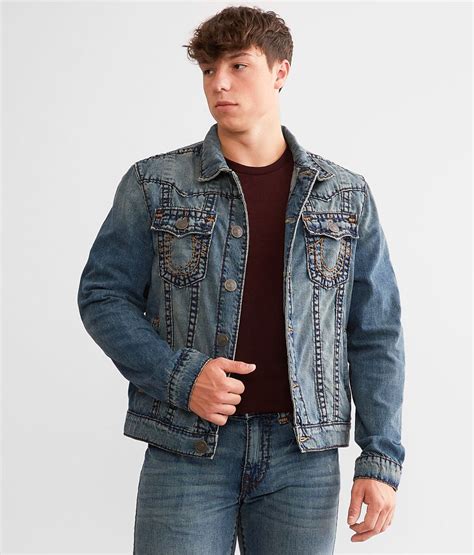True Religion Jimmy Denim Jacket Mens Coats And Jackets In Miner