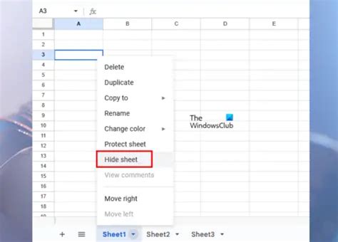 How To Hide And Protect Tabs In Google Sheets