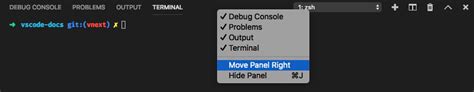 How Do I Move The Panel In Visual Studio Code To The Right Side