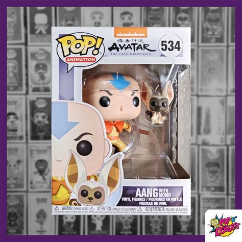 Funko Pop Avatar Aang W Momo 534 W Free Protector Sold By Pop N Collect Shopee Philippines