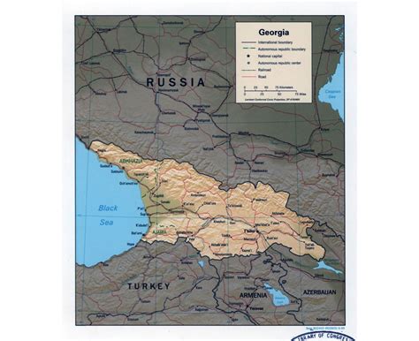 Maps Of Georgia Collection Of Maps Of Georgia Asia Mapsland