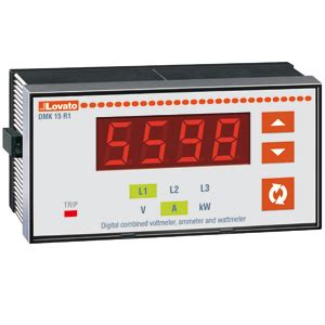 DMK 15 R1 3-х фазный ВОЛЬТМЕТР, АМПЕРМЕТР, ВАТТМЕТР, с релейным выходом ...