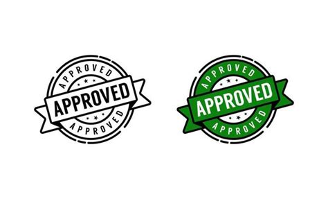 Approved Stamp Vector Art Icons And Graphics For Free Download