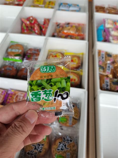 佑夫良品香葱100韩式能量饼干1000g休闲零食 虎窝淘