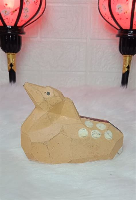 Signed Bambi Solid Stoneware Figurine Display Japan Lazada Ph