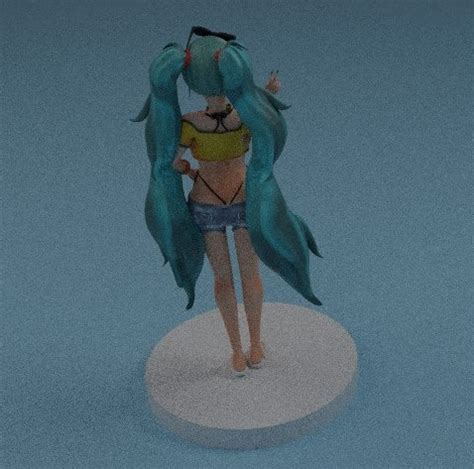 Archivo Stl Brazilian Hatsune Miku Figure 💬 ・objeto De Impresión 3d