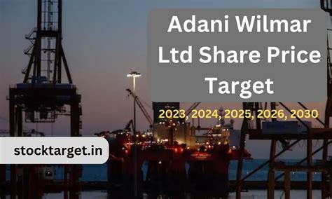 Adani Wilmar Ltd Share Price Target