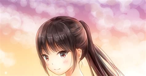 オリジナル ポニーテールの女の子 競泳水着 ルノファのイラスト Pixiv