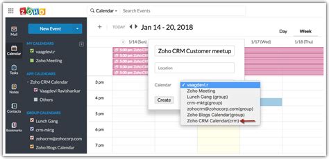 Integrating Your Calendar With Zoho CRM Boosted CRM