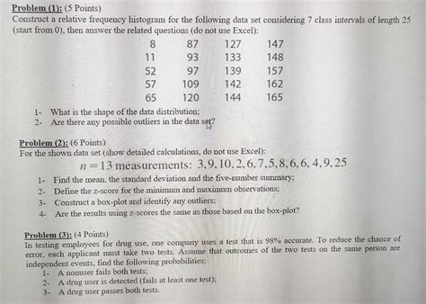 Solved Problem Points Construct A Relative Chegg