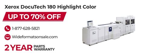 Used Xerox Docutech 180 Highlight Color Color Copier At Lower Price