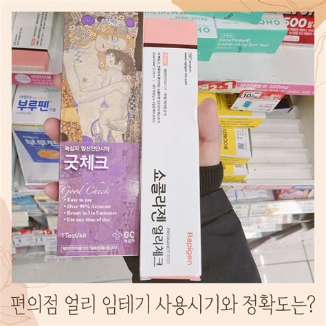 얼리임테기 사용시기 편의점 가격 정확도 사용법 저녁 네이버 블로그
