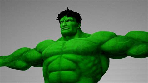 The Incredible Hulk 3d Model