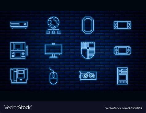 set line create account screen portable video vector image