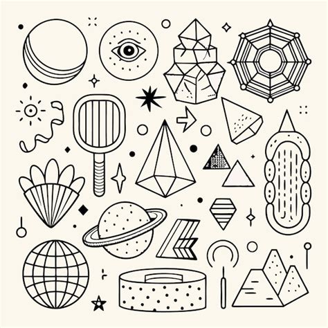 Premium Vector Geometric Shapes And Symbols