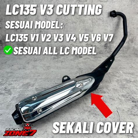 YAMAHA LC135 4S 5S New Standard Exhaust Pipe LC135 Ekzos V1 V2 V3 V4