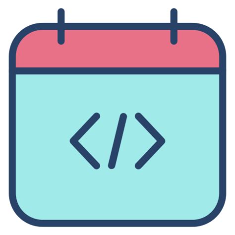 Coding Generic Color Lineal Color Icon