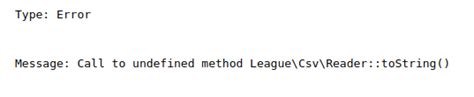 Csv ToString Issue 418 Thephpleague Csv GitHub