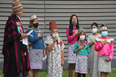 Escolares Cantaron El Himno Nacional En Quechua Y Shipibo Konibo En