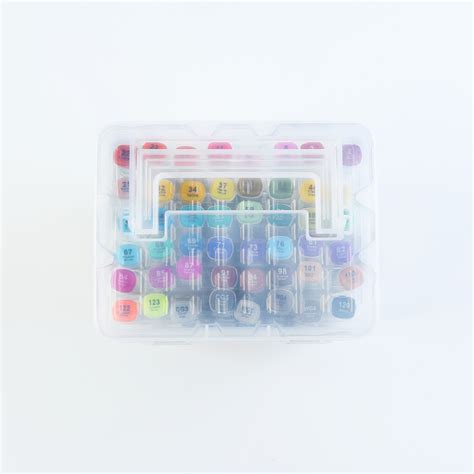 48pce Dual Nib Marker Alcohol Based Assorted Colours Free Case