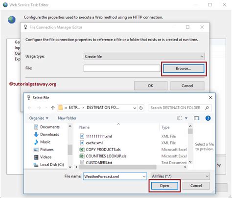 Ssis Web Service Task