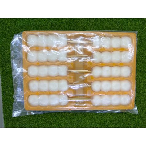 ※限冷凍宅配【捲髮阿嬤的柑仔店】＃bubu精選＃4粒烤串糰子60g原味 10支盒 蝦皮購物