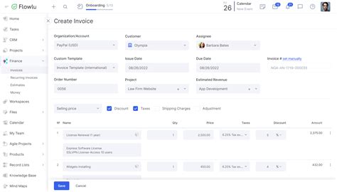 online invoicing software for small businesses flowlu