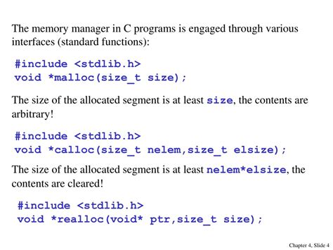 Ppt Dynamic Memory Management In C Programs Powerpoint Presentation Free Download Id9094210