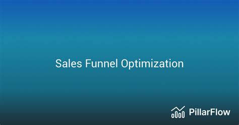 Sales Funnel Optimization